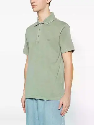 FAY Buttoned Short-sleeve Polo Shirt