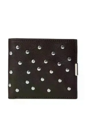 LEMAIRE Studded Bi-fold Wallet - Brown