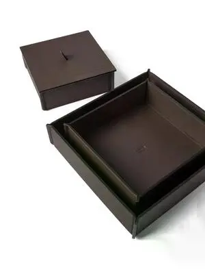 Brunello Cucinelli Leather Organizer Boxes