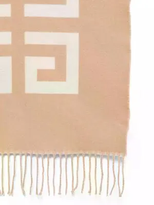 Givenchy Fringed-hem Scarf - Neutrals