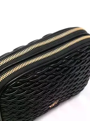 Calvin Klein Pleated Double Zip Crossbody Bag