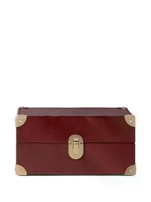 Brunello Cucinelli Burnished Calfskin Watch Organiser - Red