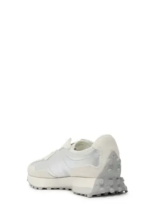 NEW BALANCE 327 Panelled Metallic Leather Sneakers