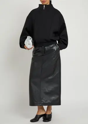 ARMARIUM Panelled Wool Bomber Jacket