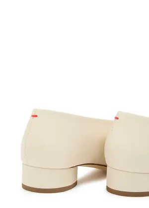 AeydĒ Delia 20 Leather Pumps - Cream