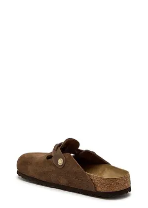 BIRKENSTOCK Boston Braided Suede Clogs