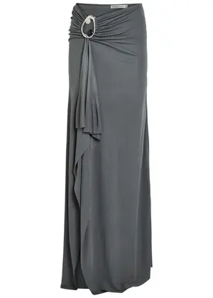 Christopher Esber Orica Cut-out Jersey Maxi Skirt