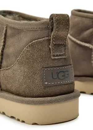 UGG Classic Ultra Mini Suede Boots - Brown