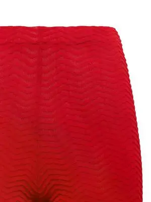 LANEUS Knit Flared Trousers