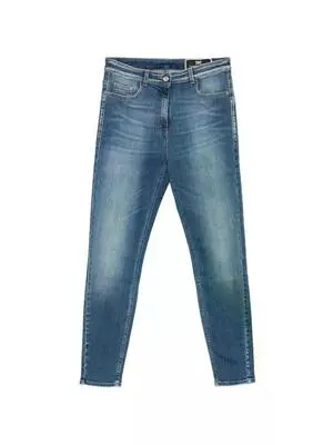 Elisabetta Franchi High Waist Slim Fit Jeans