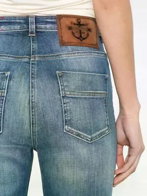 Elisabetta Franchi High Waist Slim Fit Jeans