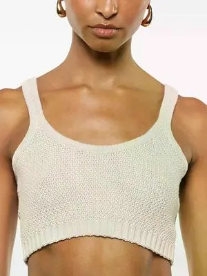 LANEUS Knitted Top - Neutrals