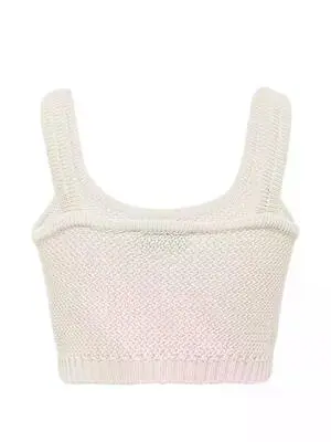 LANEUS Knitted Top - Neutrals