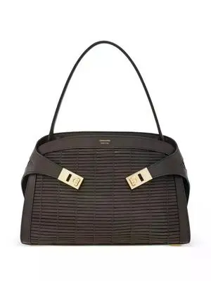 FERRAGAMO Hug Soft Woven-design Tote Bag