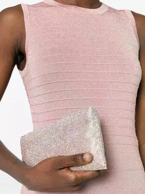 Benedetta Bruzziches Crystal-embellished Clutch - Silver