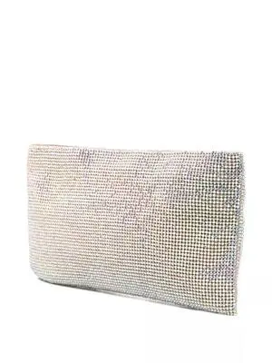 Benedetta Bruzziches Crystal-embellished Clutch - Silver