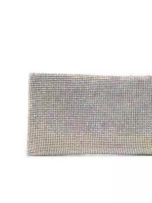 Benedetta Bruzziches Crystal-embellished Clutch - Silver