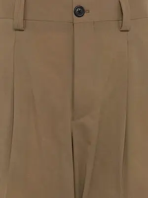 LANEUS Button-fastening Pocket Trousers