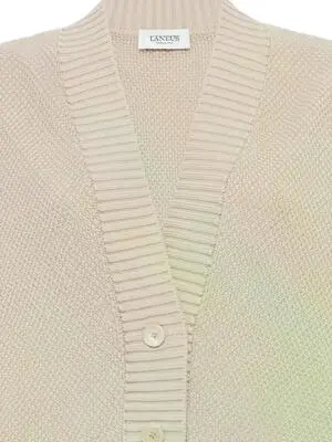 LANEUS V-neck Buttoned Cardigan - Neutrals