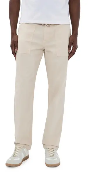 Faherty Brand Dune Utility Pants - Stone