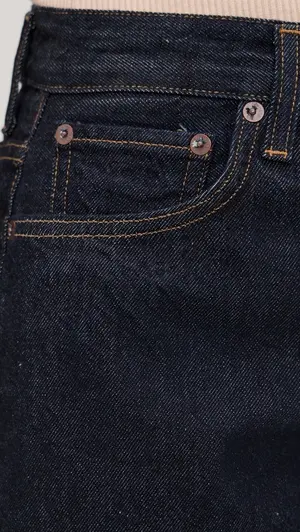 AGOLDE Leith Low Slung Relaxed Fit Shorts - Rinse