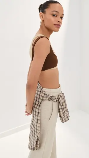 STATE & LAKE Jane Bralette - Tan/brown