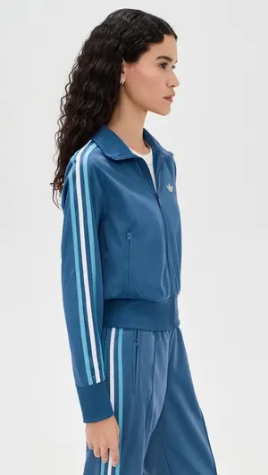 Adidas Firebird Classic Track Top - Crew Blue/light Blue/white