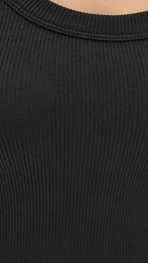 Rag & Bone Essential Rib Tank - Black