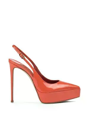 LE SILLA Uma Slingback Heeled Sandals - Orange