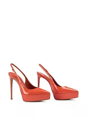 LE SILLA Uma Slingback Heeled Sandals - Orange