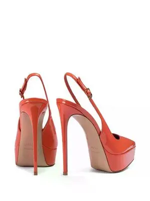 LE SILLA Uma Slingback Heeled Sandals - Orange