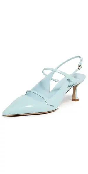 ALEXANDRE BIRMAN Tita Slingback Heels 60mm - Dust Blue