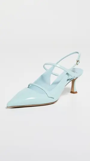 ALEXANDRE BIRMAN Tita Slingback Heels 60mm - Dust Blue