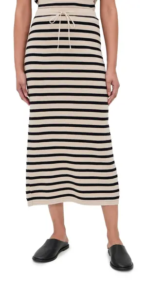 Z Supply Striped Knit Skirt
