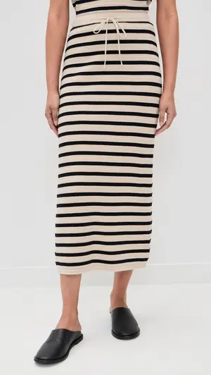 Z Supply Striped Knit Skirt