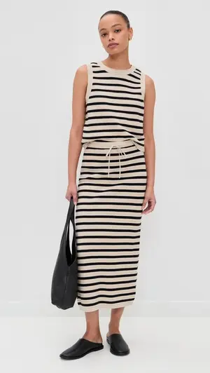 Z Supply Striped Knit Skirt