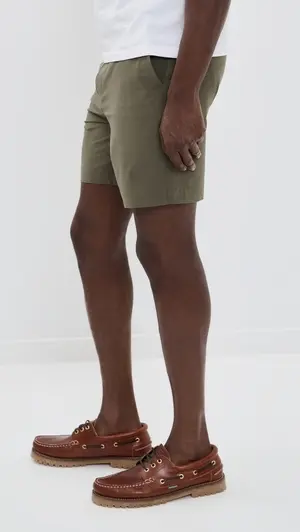 Faherty Brand Activewear Jersey Shorts - Surplus Olive