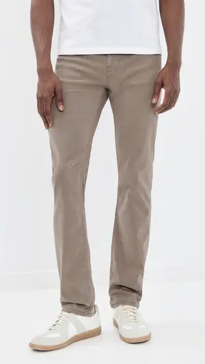 FRAME Modern Straight Twill Jeans - Stone Grey