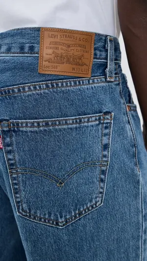 LEVI'S 568 Loose Straight Jeans - Blue Essentials