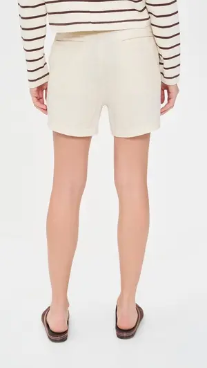 DL1961 Relaxed High-rise Linen Shorts