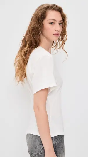 EB DENIM Elena Off-shoulder Tee - White