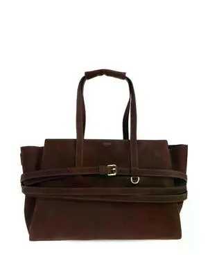 Moschino Tie Me Tote Bag - Brown