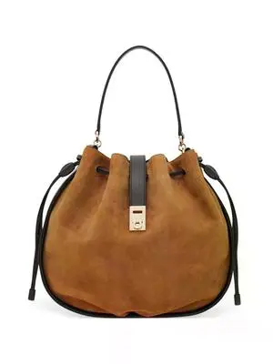 FERRAGAMO Hug Bucket Bag - Brown
