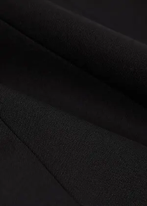 ARMARIUM Ersilia Reverse Collar Wool Mini Dress