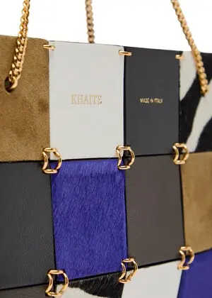 Khaite Emma Mini Panelled Leather Tote