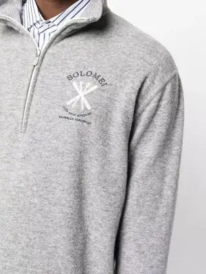 Brunello Cucinelli Embroidered Cotton-cashmere Sweatshirt