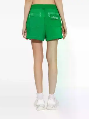Dsquared2 Logo Patch Mini Shorts - Green