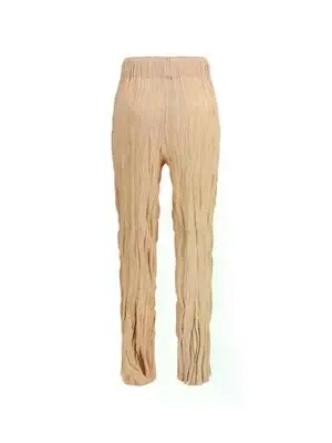 GONGDID DESIGN Wavy Crinkled Trousers