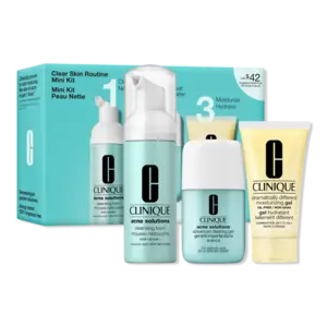 CLINIQUE Clear Skin Routine: Mini Acne Solutions Skincare Kit - One-color