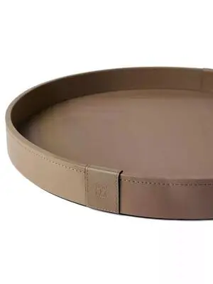 Brunello Cucinelli Leather Round Tray